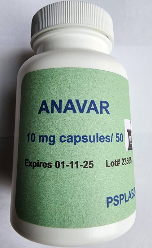 ANAVAR 10 MG/50 CAPSULES | PSP Labz Anabolic Supplements